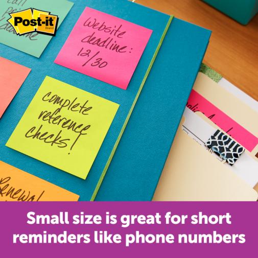 Poster Size Post It Notes 270 Pack Cute Sticky Notes, Kawaii Cartoon
