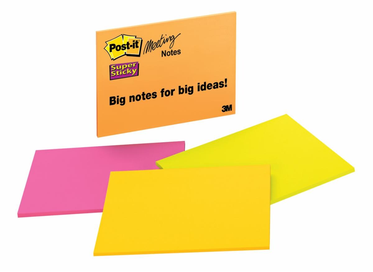 Notas Super Adhesivas Post It® 6845 Ssp 1pk Colección Río De Janeiro