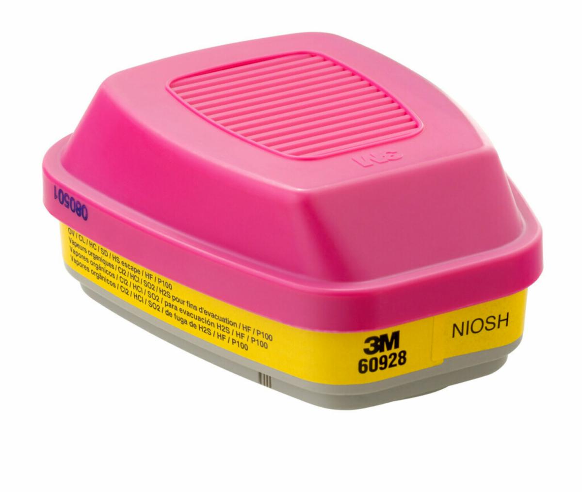 Filtro 60928 para Vapor Orgánico/Gas Ácido 3M™ P100, 60 EA/Estuche | 3M ...