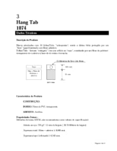 Gancho 3M™ Hang Tab Circular 1074 - Cx 250 - 52mmX26mm | 3M Brasil