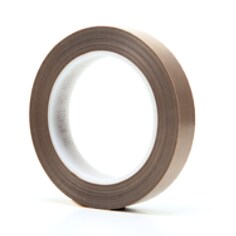 3M™ PTFE Glass Cloth Tape 5451, Brown, 3/4 in x 36 yd, 5.3 mil, 12 ea ...