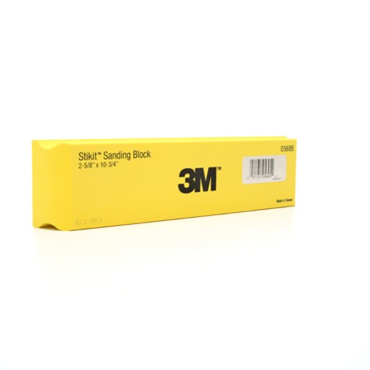 3M™ Stikit™ Sanding Block, 05695, 2-5/8 in x 10-3/4 in (6.68 cm x 27.3 ...