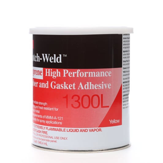 3M™ Neoprene High Performance Rubber and Gasket Adhesive, 1300L-1QT ...