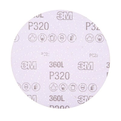 3M™ Hookit™ Clean Sanding Disc, 360L, P320, 6 in (152.4 mm) | 3M Canada
