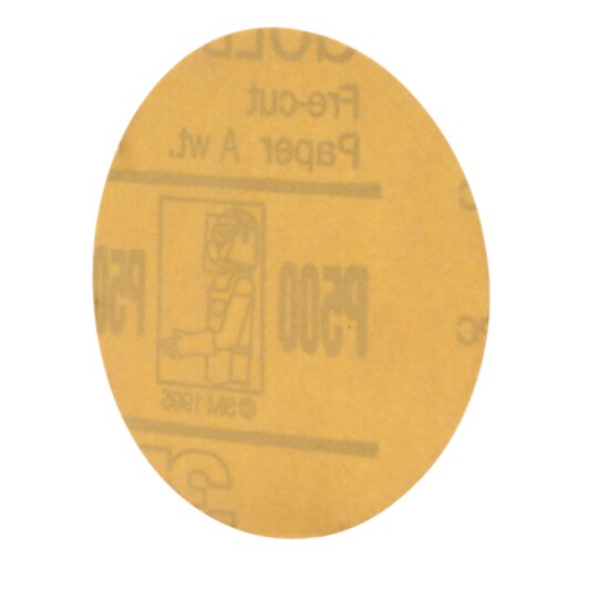 3M™ Hookit™ Gold Disc, 216U, 00912, P500, A-weight, 3 in (7.6 cm) | 3M ...
