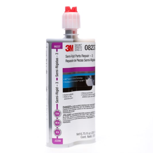 3M™ Semi-Rigid Parts Repair - 1, 08235, Black, 200 mL Cartridge, 6 per ...