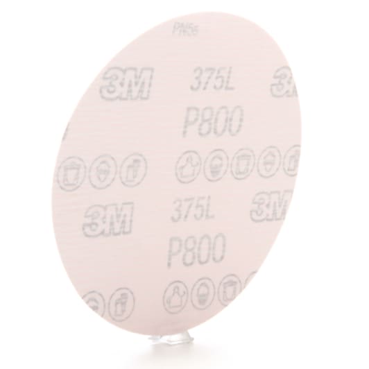 3M™ Hookit™ Film Disc, 375L, P800, 6 in x NH (152.4 mm x NH) | 3M Canada