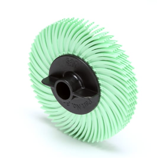Scotch-Brite™ Radial Bristle Disc, 2 in x 3/8 in 1 Micron, 80 per case ...