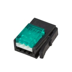 3M™ Mini-Clamp Plug 37103-2124-000 FL 100, Black/Green, 100 ea/Case ...