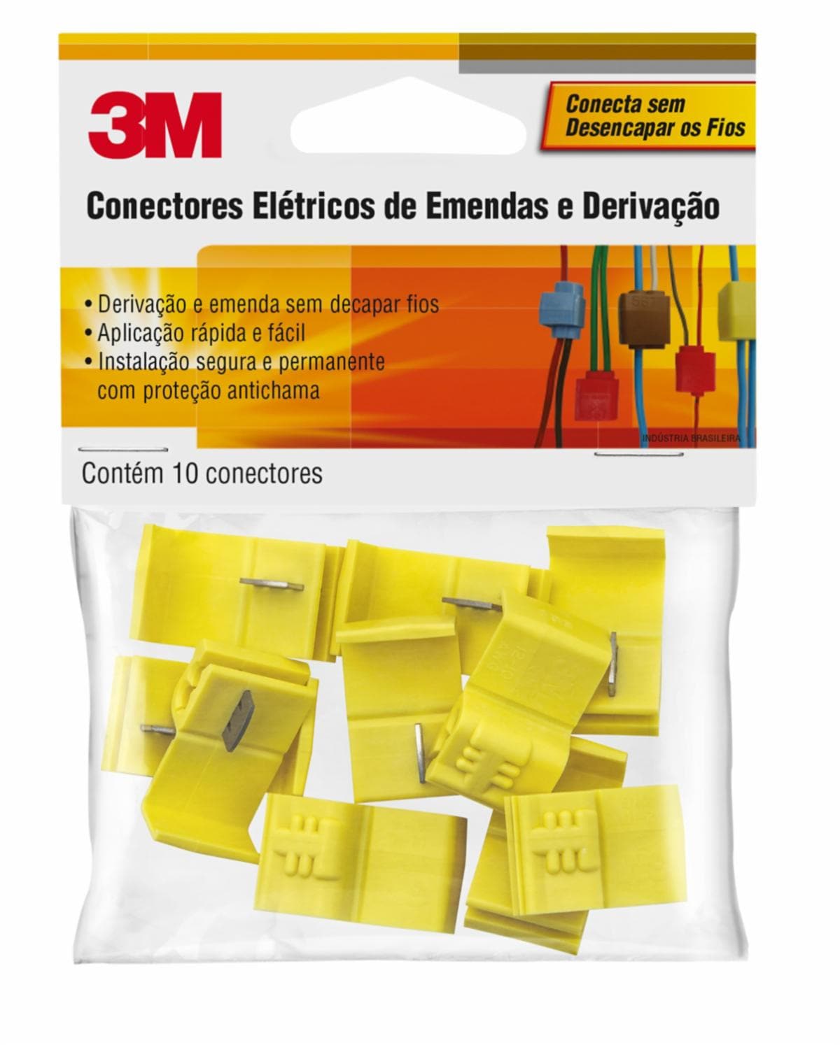 Conector de Emenda e Derivação 3M™ Scotchlok™ IDC - 562, pacote com 10 ...