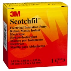 3M™ Scotchfil™ Electrical Insulation Putty, Black, 38 mm x 1.5 m, 12 ea ...