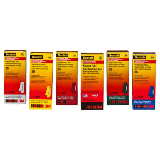 Scotch® Vinyl Colour Coding Electrical Tape 35 | 3M Canada