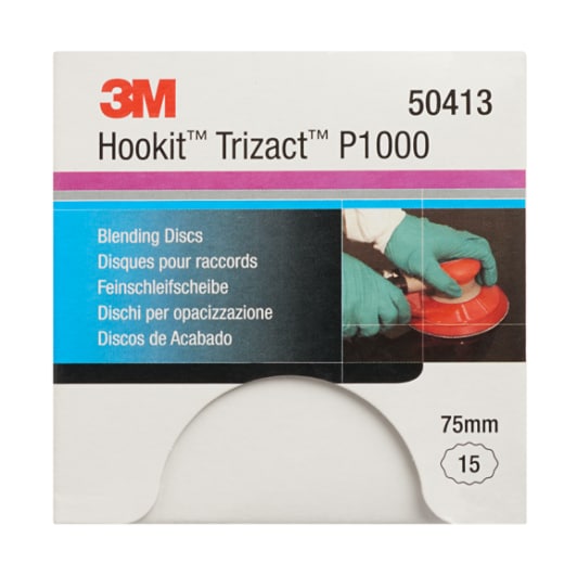 3M™ Trizact™ Hookit™ Blending Abrasive Disc 443SA, 75 mm, P1000, 50413 ...