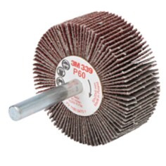 3M™ Shaft Mounted Flap Wheel 339, 50 mm x 20 mm x 6 mm, P60 | 3M