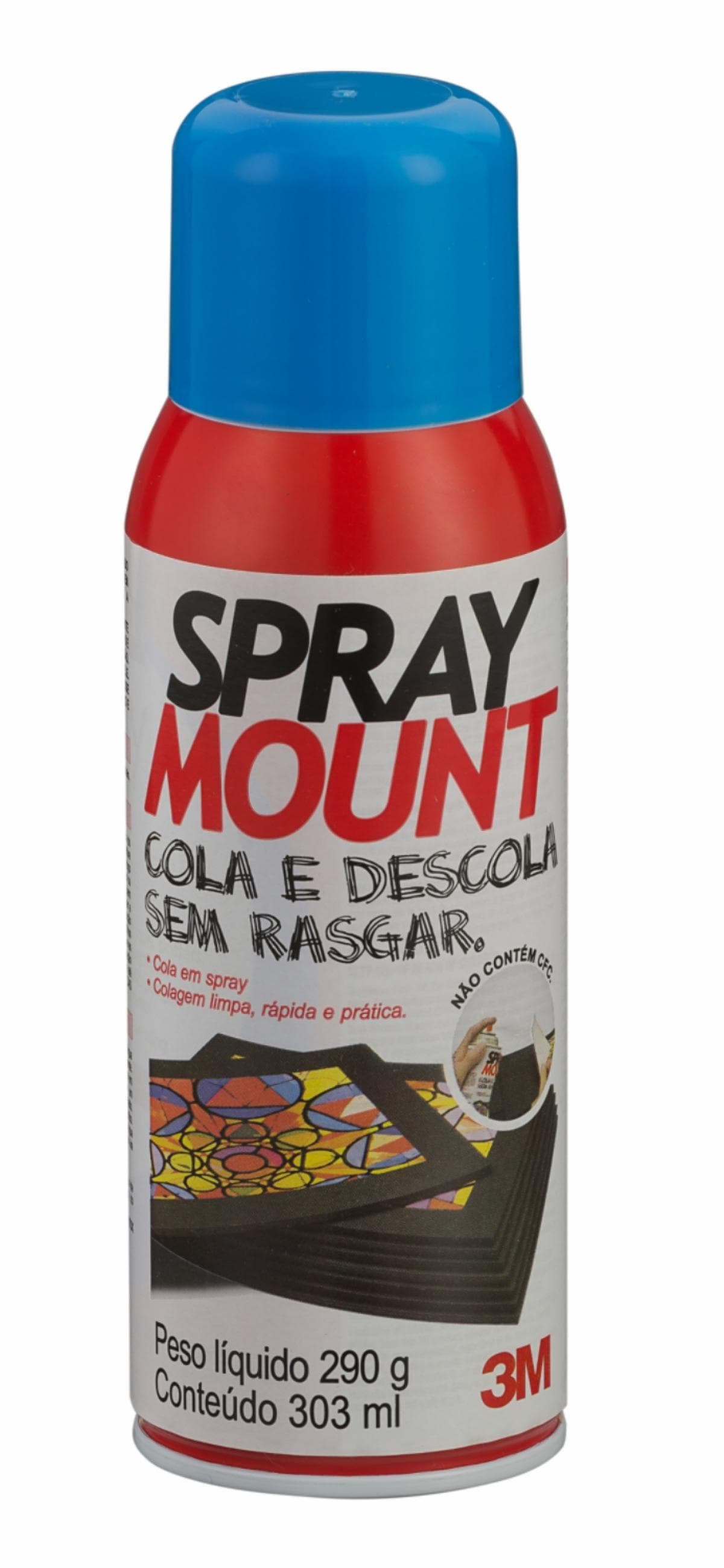 Spray Adesivo Reposicionável 3M™ Mount™, 290 g | 3M Brasil