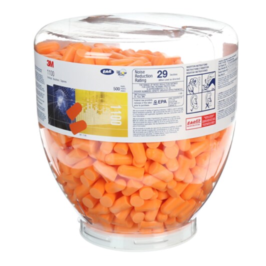 3M™ Earplugs One Touch Refill 1100, 391-1100, 2000 pairs per case | 3M Canada