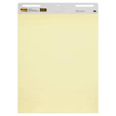 Post-it® Lined Easel Pad, Canary Yellow, 635 x 762 mm, 2/Pack, 561 | 3M