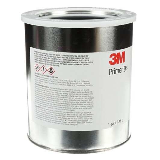 3M™ Tape Primer, 94, clear light yellow, 1 gal (3.8 L)