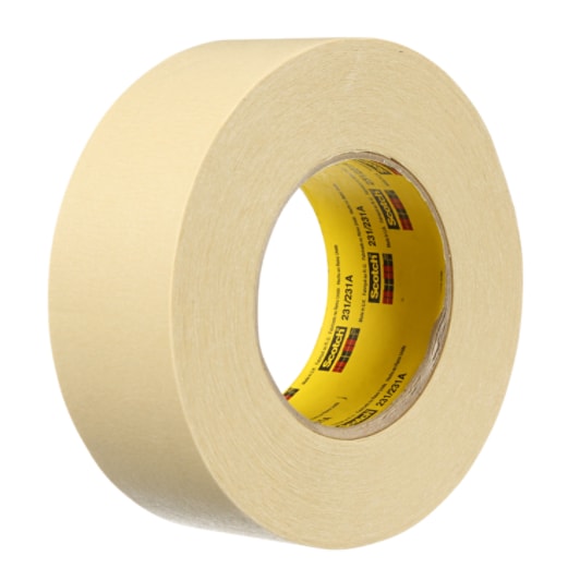 Scotch® Paint Masking Tape, 231, tan, 1.89 in x 60 yd (48 mm x 55 m ...