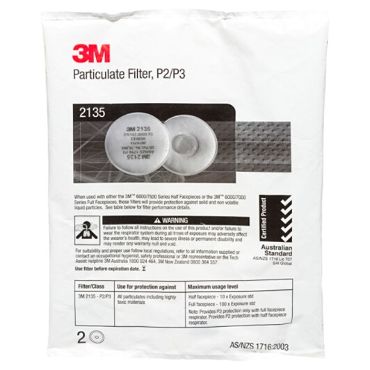 3M™ Particulate Filter 2135, P2/P3 | 3M New Zealand