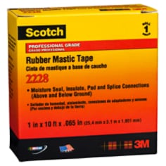 3M™ Scotch® 2228 Rubber Mastic Tape Black 25mm x 3m | 3M New Zealand