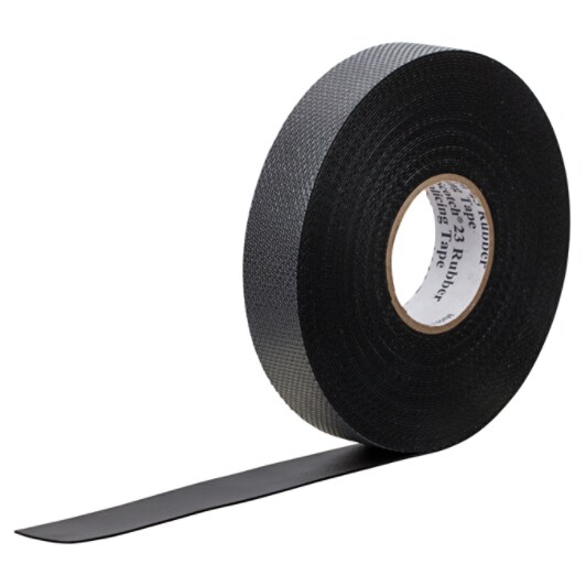 Scotch® Rubber Splicing Tape 23, 19 mm x 9.15 m, Black, 40 rolls/Case ...