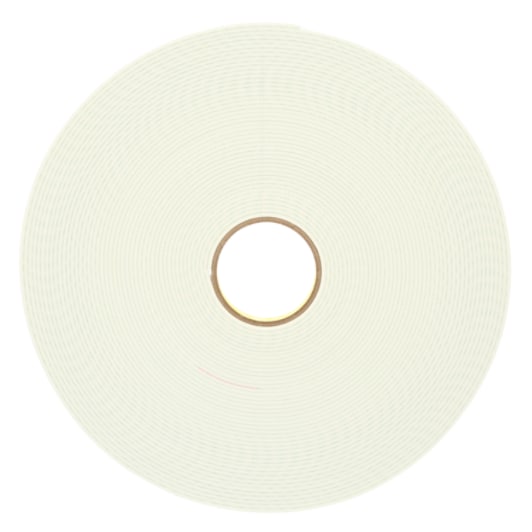 3M™ Double Coated Urethane Foam Tape, 4008, off-white, 1.0 in x 36.0 yd (2.5 cm x 32.9 m) | 3M ...