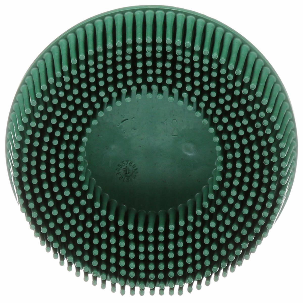 Scotch-Brite™ Roloc™ Bristle Disc, CRS, 3 in x 5/8 in (7.62 cm x 1.59 ...