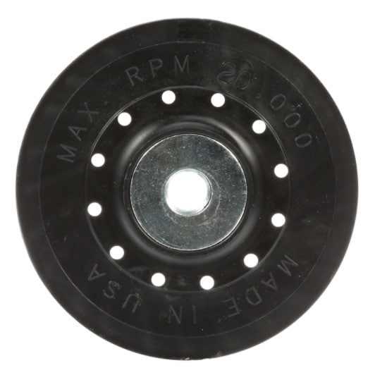 3M™ Fibre Disc Back-Up Pad With Retainer Nut, PP5005MSSH, black, 5 in x ...
