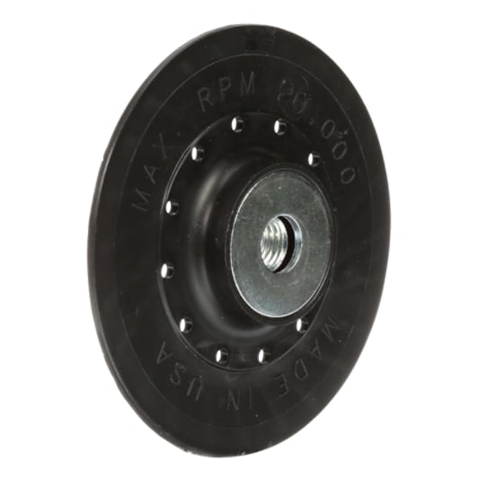 3M™ Fibre Disc Back-Up Pad With Retainer Nut, PP5005MSSH, black, 5 in x ...