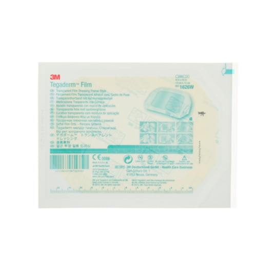 3M™ Tegaderm™ Transparent Film Dressing Frame Style 1626W, 10x12 cm, 50EA/box, 4 boxes/case | 3M ...