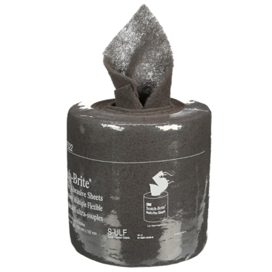 Scotch-Brite™ Multi-Flex Abrasive Sheet, S ULF, 8 in x 20 ft (20.32 cm ...