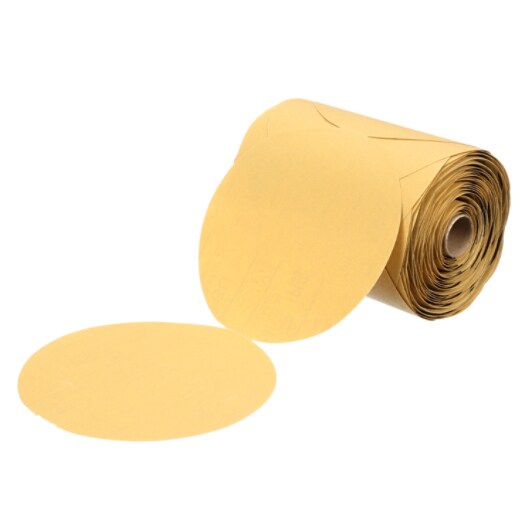 3M™ Stikit™ Gold Paper Disc Roll, 216U, P150, 6 in x NH (152.4 mm x NH), 175 discs per roll | 3M ...