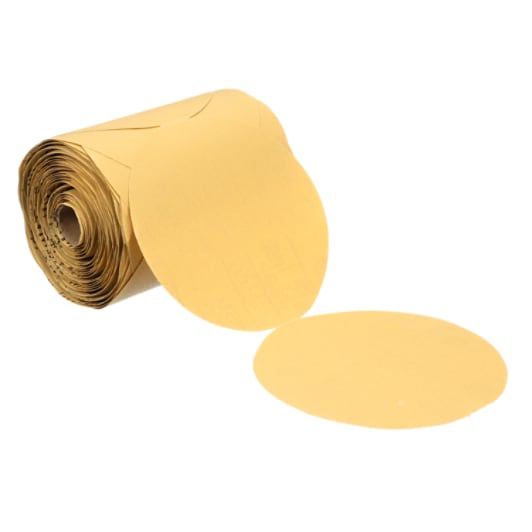 3M™ Stikit™ Gold Paper Disc Roll, 216U, P150, 6 in x NH (152.4 mm x NH), 175 discs per roll | 3M ...