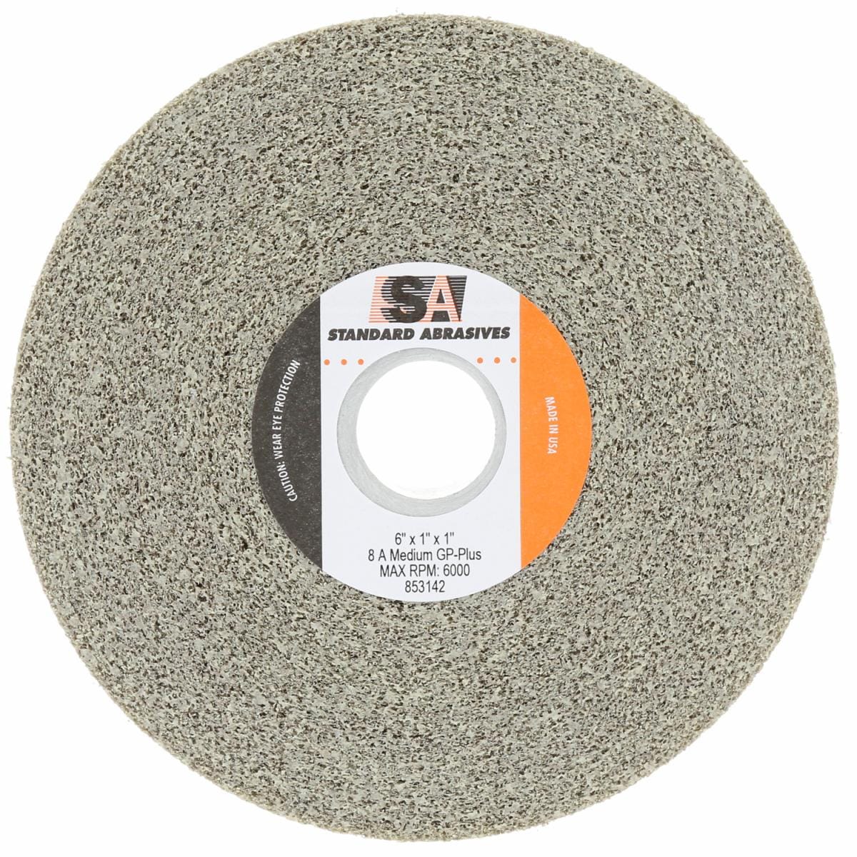 3M™ Standard Abrasives™ General Purpose Plus Wheel, 853142, 6 in x 1 in ...