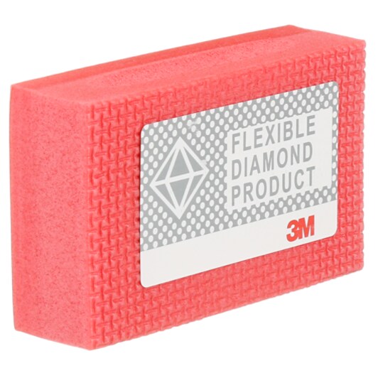 3M™ Flexible Diamond Hand Lap, 6200J, M74, 2 1/4 in x 3 3/4 in (57.2 mm ...