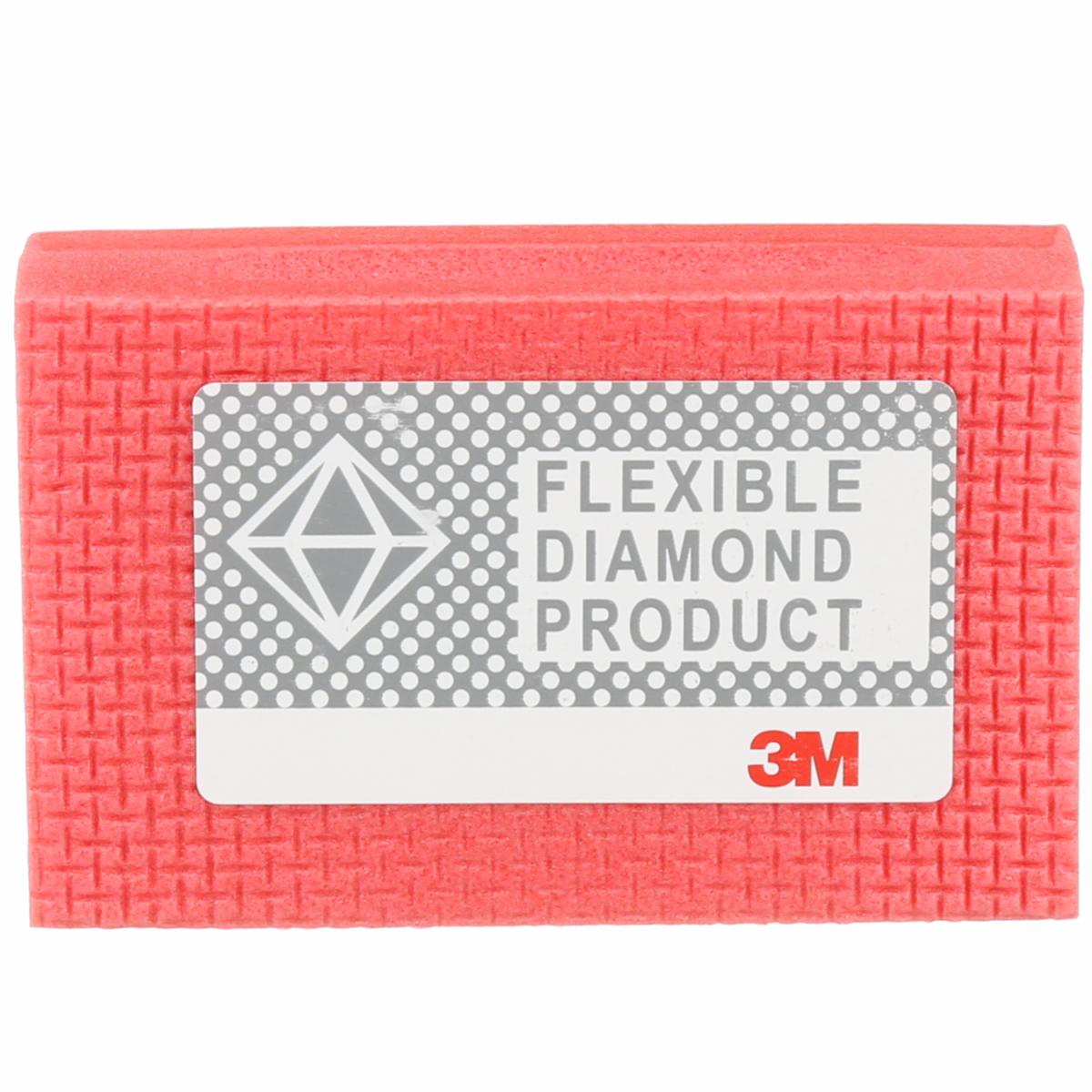 3M™ Flexible Diamond Hand Lap, 6200J, M74, 2 1/4 in x 3 3/4 in (57.2 mm ...