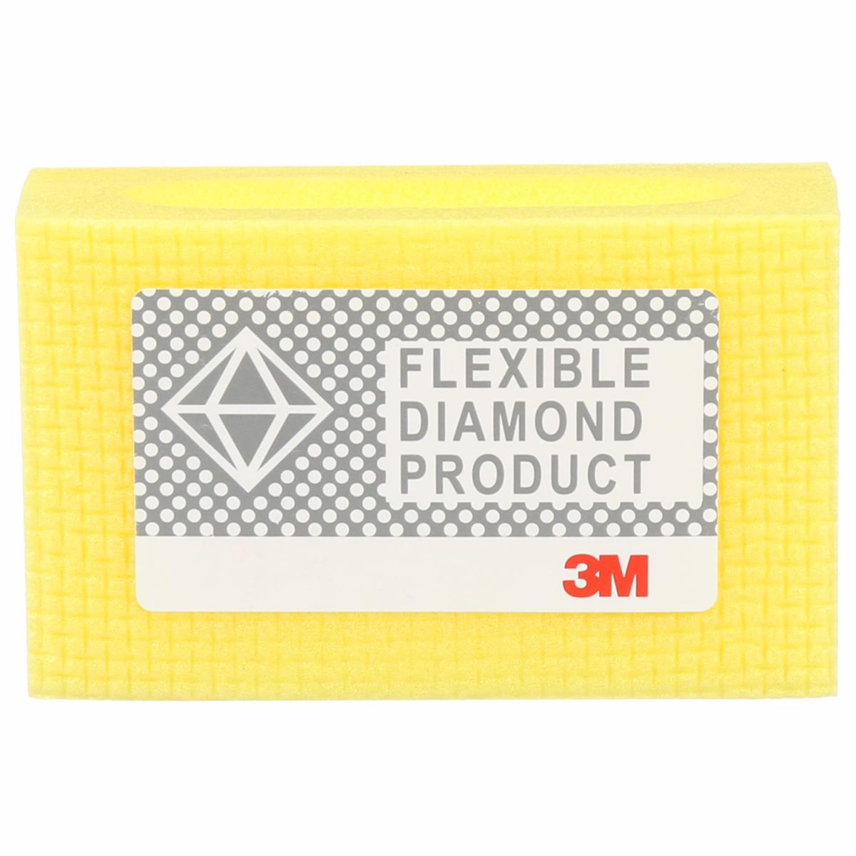 3M™ Flexible Diamond Hand Lap, 6200J, M40, 2 1/4 in x 3 3/4 in (57.2 mm ...