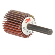3M™ Flap Wheel, 747D, grade 60, 1 in x 1 in x 1/4 in (25.4 mm x 25.4 mm ...