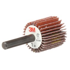 3M™ Flap Wheel, 747D, grade 60, 1 in x 1 in x 1/4 in (25.4 mm x 25.4 mm ...