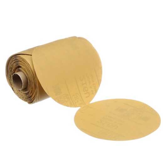 3M™ Stikit™ Gold Paper Disc Roll, 216U, P400, 5 in x NH (127 mm x NH), 175 discs per roll | 3M ...