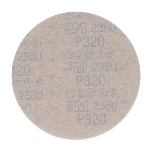 3M™ Hookit™ Paper Disc, 236U, P320, 6 in x NH (152.4 mm x NH) | 3M Canada