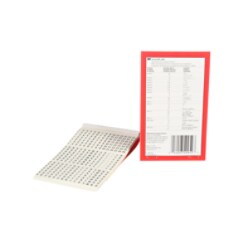 3M™ ScotchCode™ Pre-Printed Wire Marker Book, SPB-02, letters a - z ...