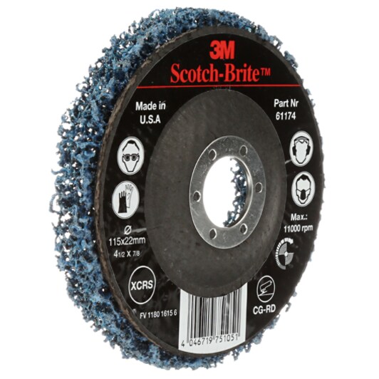Scotch-Brite™ Clean and Strip GP Disc, CRS, 4.53 in x 5.59 in (11.5 cm ...