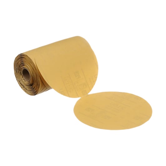 3M™ Stikit™ Gold Paper Disc Roll, 216U, P320, 6 in x NH (152.4 mm x NH), 175 discs per roll | 3M ...