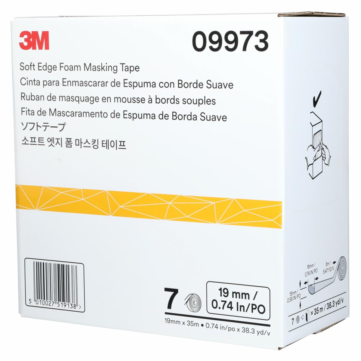 Băng Keo Xốp Che Chắn Khe Hở 3M™ 09973, 3/4 in x 165 ft (19 mm x 50 mm ...