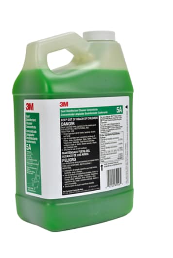 3M™ Quat Disinfectant Cleaner Concentrate 5A, 0.5 Gallon, 4 Bottles ...