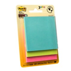 Post-it® Super Sticky Notes, Supernova Neons Collection, 3 in x 3 in (7 ...