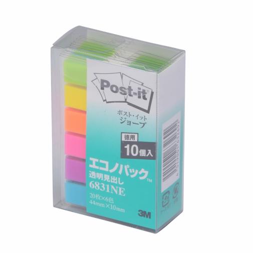 10個セット 3M Post-it ポストイット 強粘着ノート マルチカラー7 3M-656SS-MC-7X10 代引不可