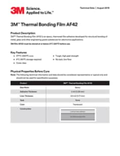 3M™ Thermal Bonding Film AF42, 4 in x 72 yds x 3 mil, 10/Case – Victory ...